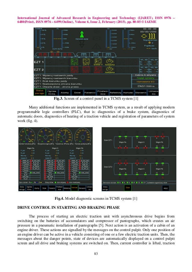 Asynchronous Drive Control Of A Traction Vehicle Using Tcms System