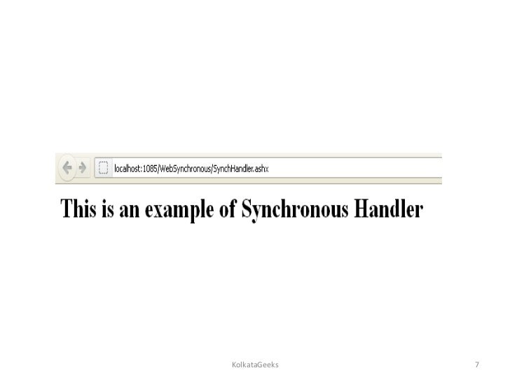 Asynchronous handlers in asp.net