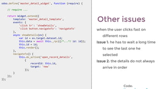 Asynchronous JS in Odoo | PDF | Web Development | Internet