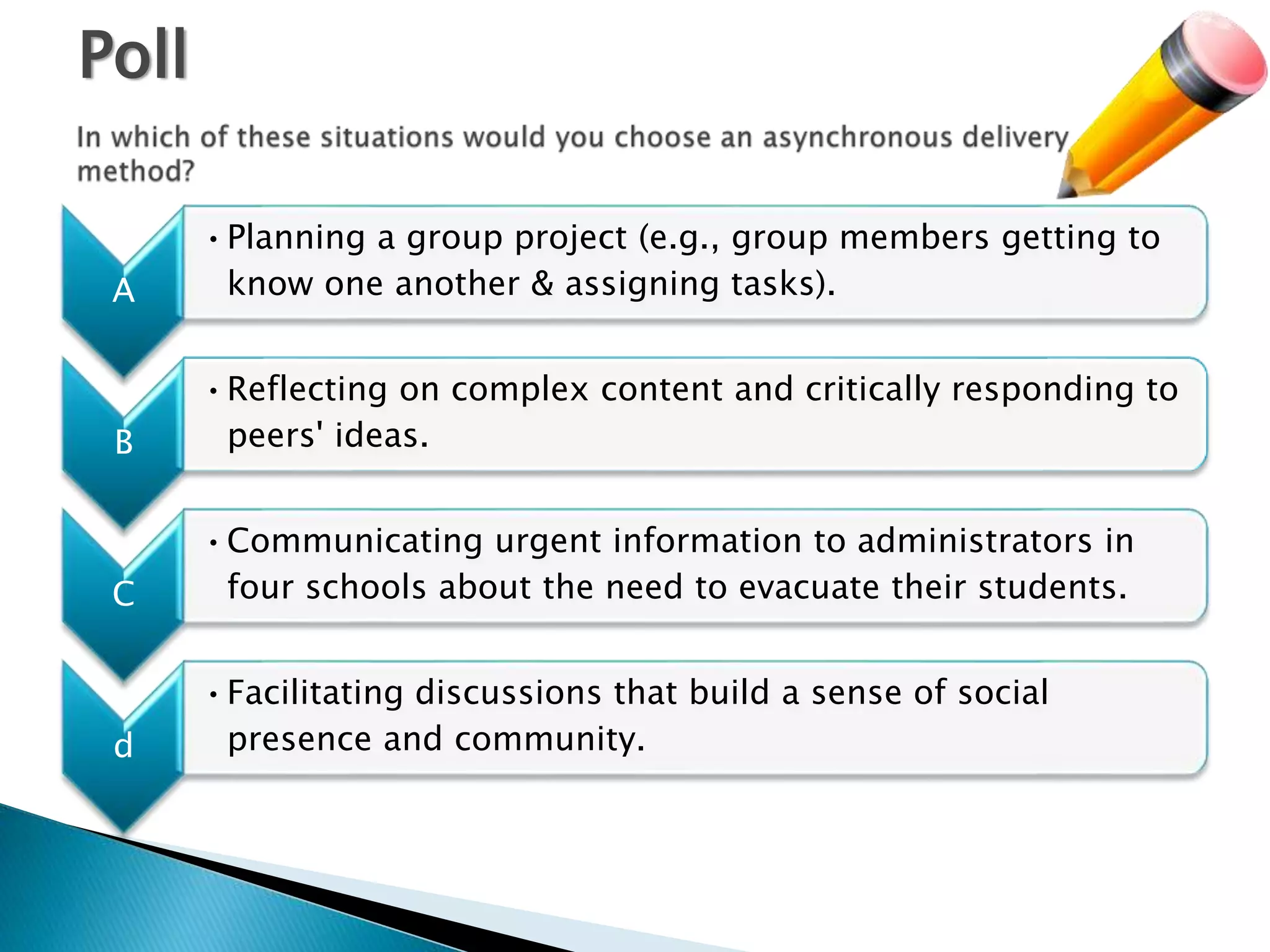 Asynchronous Learning | PPT