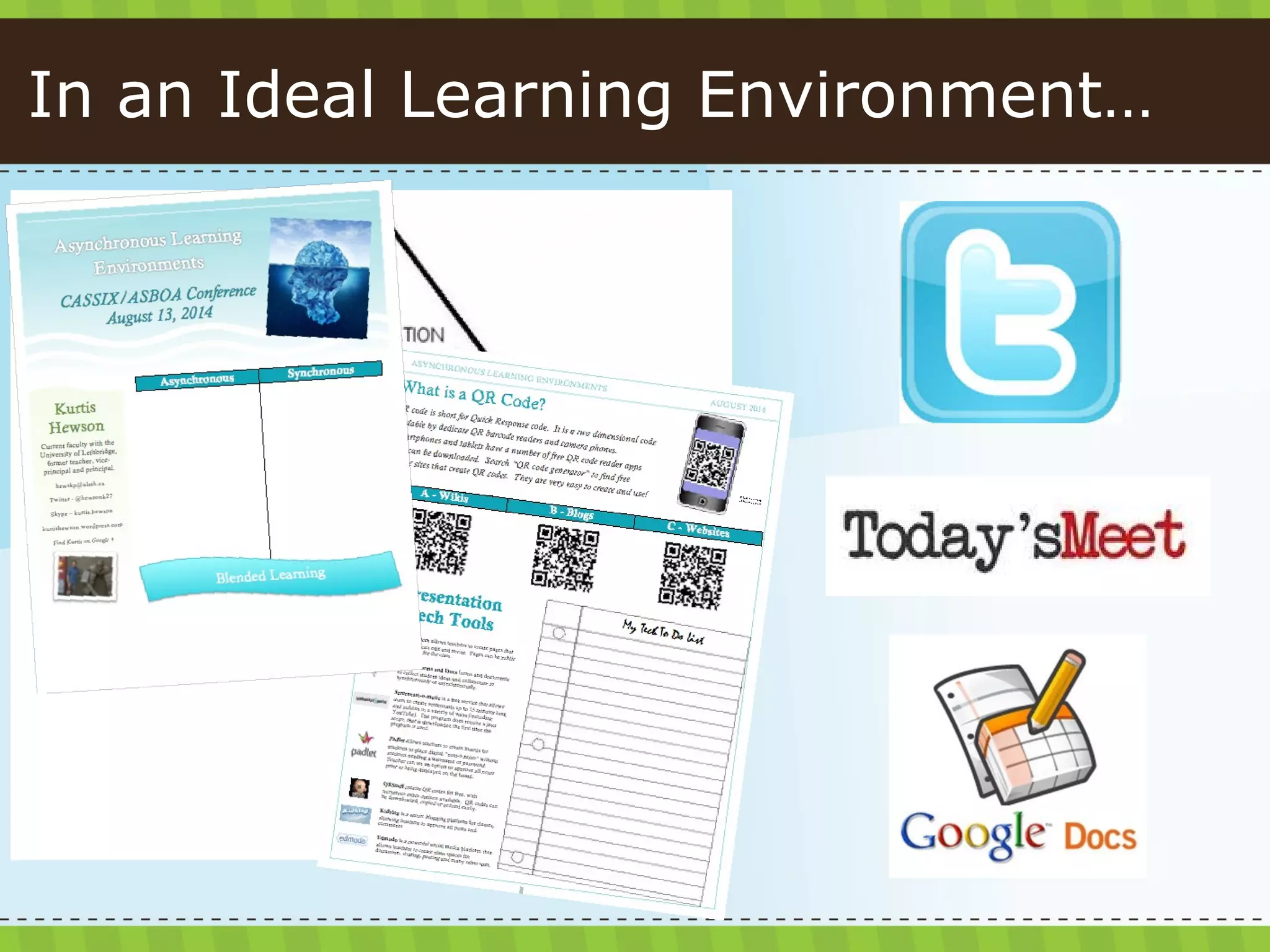 Asynchronous Learning Environments | PPT