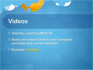 Asynchronous Learning Tools | PPT
