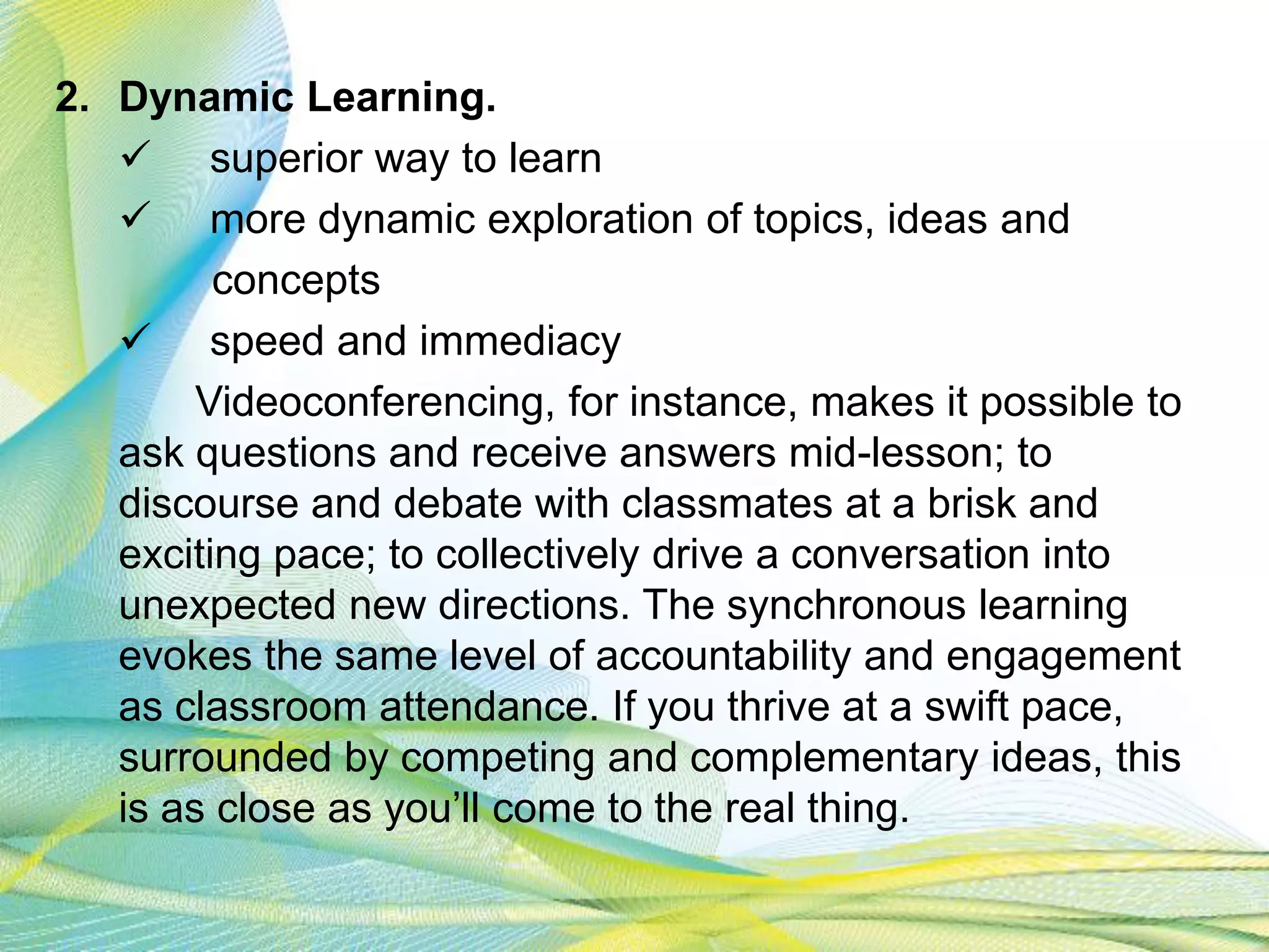 Asynchronous Learning vs Synchronous Learning | PDF