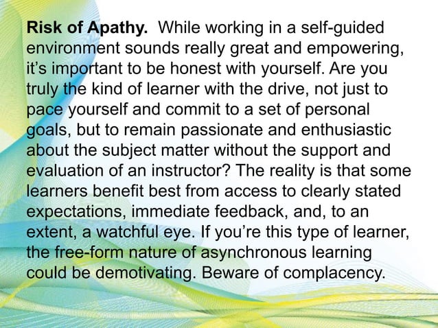 Asynchronous Learning vs Synchronous Learning | PDF | Web Development ...