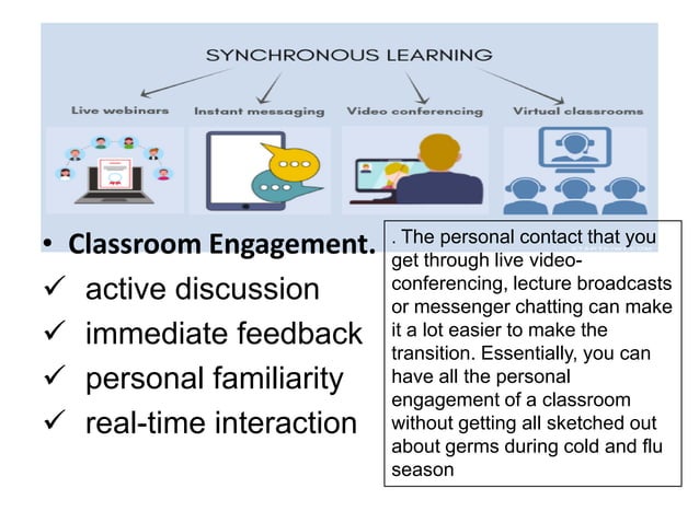 Asynchronous Learning vs Synchronous Learning | PDF | Web Development | Internet