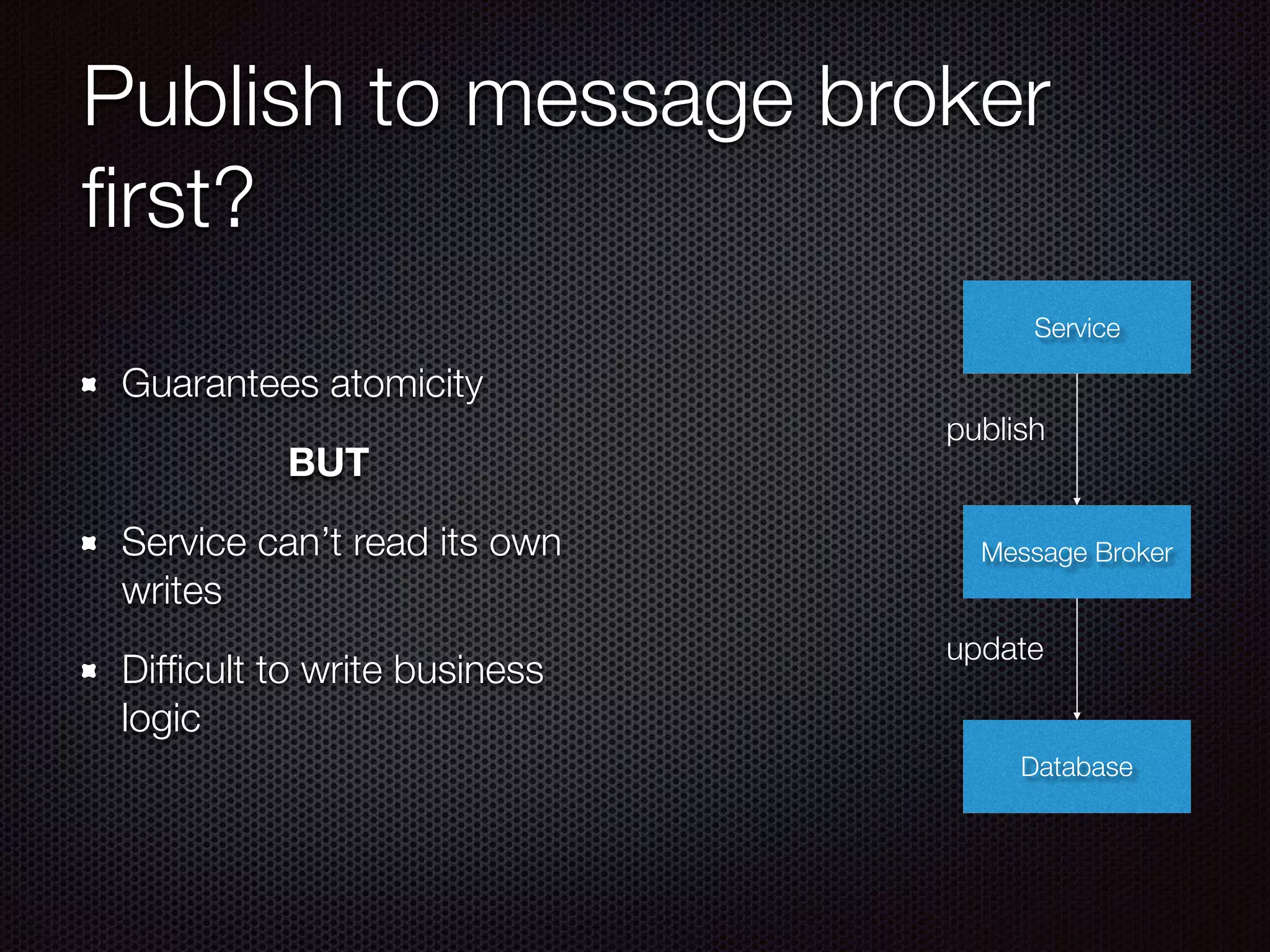 Yow2018 Events And Commands Developing Asynchronous Microservices Pdf Databases