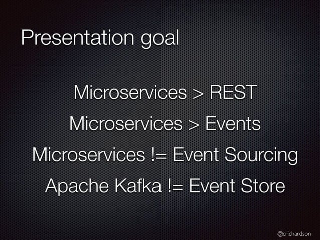 Yow2018 Events And Commands Developing Asynchronous Microservices