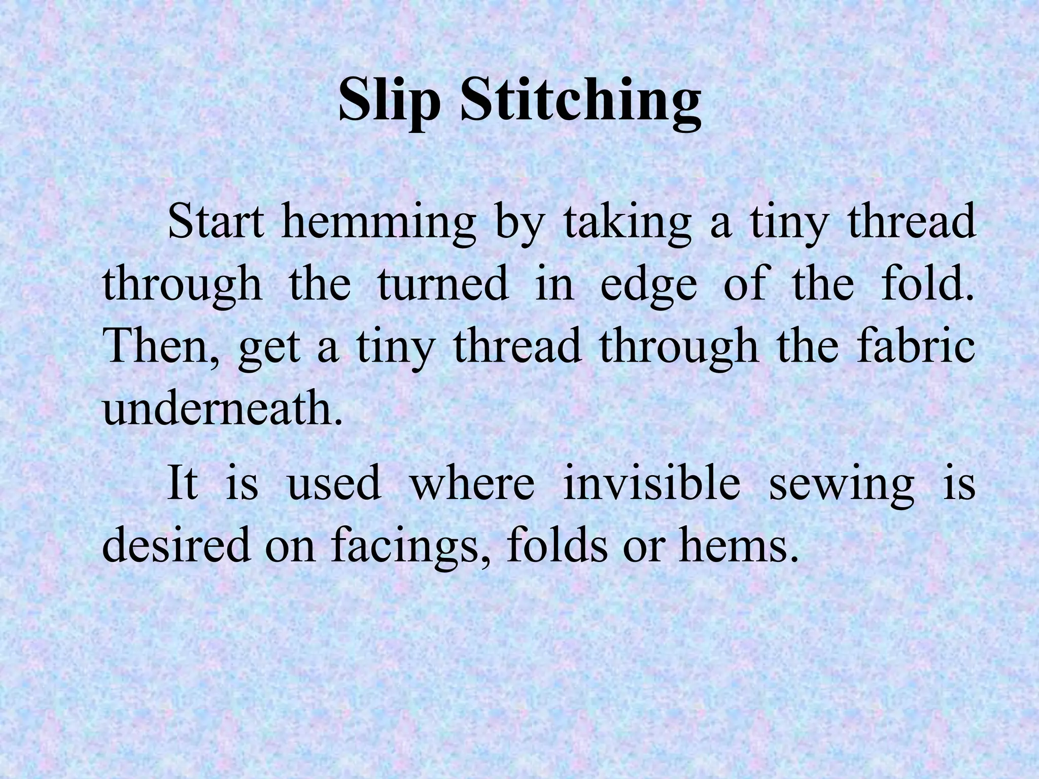 Asynchronous presentation | PPTX | Needlework | Arts and Crafts