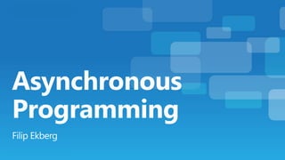 Asynchronous programming | PPT