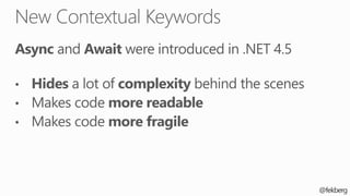 Asynchronous programming from Xamarin Hakcday in Melbourne | PPT