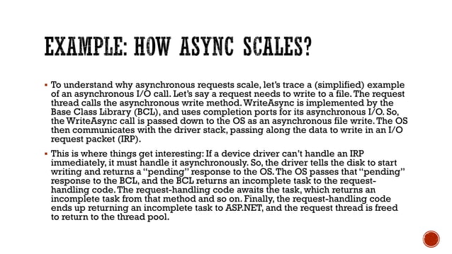 Asynchronous programming - .NET Way | PPT Asynchronous programming - .NET Way | PPT