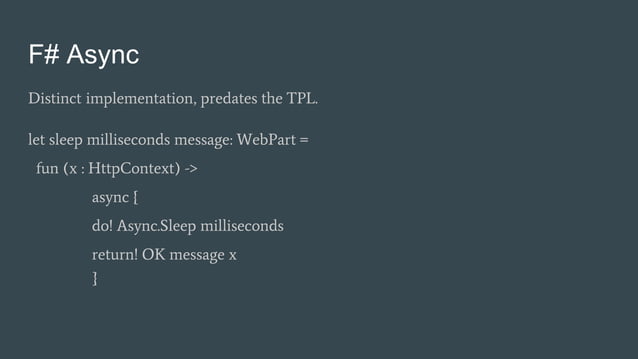 Asynchronous Programming in .NET