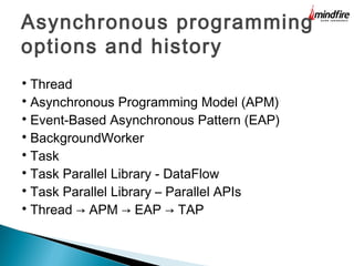 Asynchronous Programming in C# - Part 1 | PPT