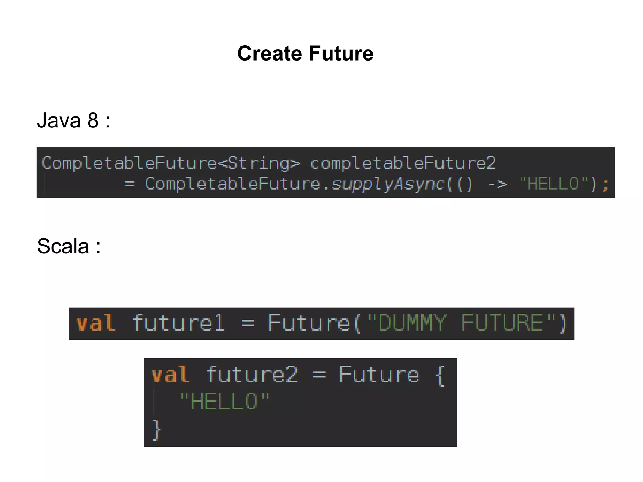 Asynchronous Programming With Functional Java And Comparison With Scala Ppt
