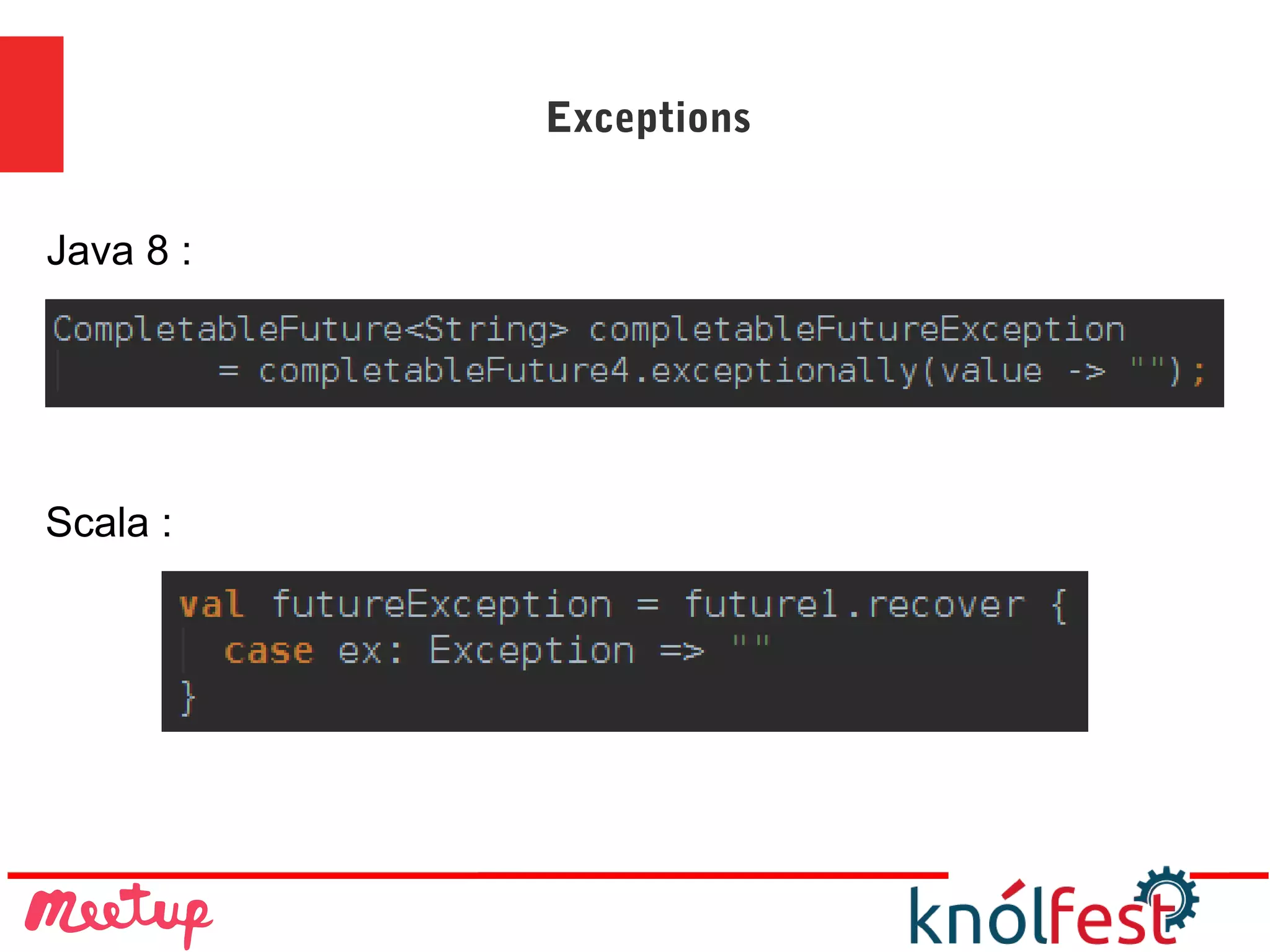 Asynchronous Programming With Functional Java And Comparison With Scala Ppt
