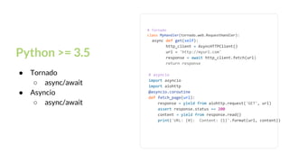 Asynchronous Python and You | PDF | Web Development | Internet