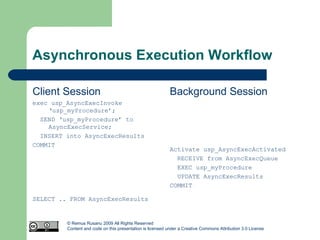 Asynchronous t sql | PPT