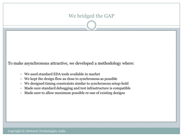 Asynchronous technology | PPT | Free Download