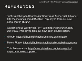 Asynchronous WordPress | PDF | Web Development | Internet