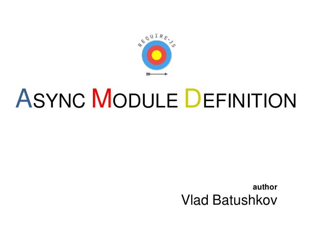 Async Module Definition Via Requirejs