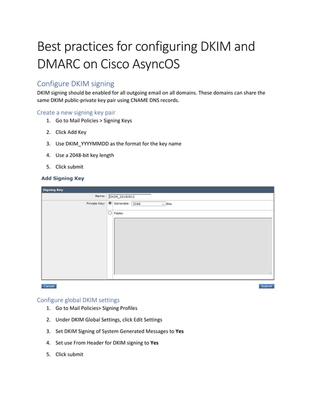 Async os dkim-dmarc-guide | PDF | Email | Internet