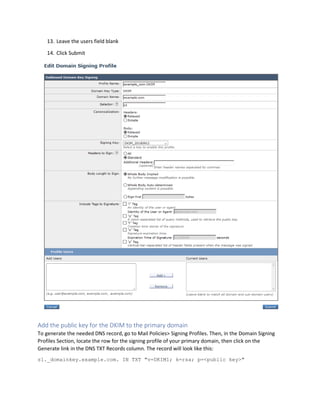 Async os dkim-dmarc-guide | PDF | Email | Internet