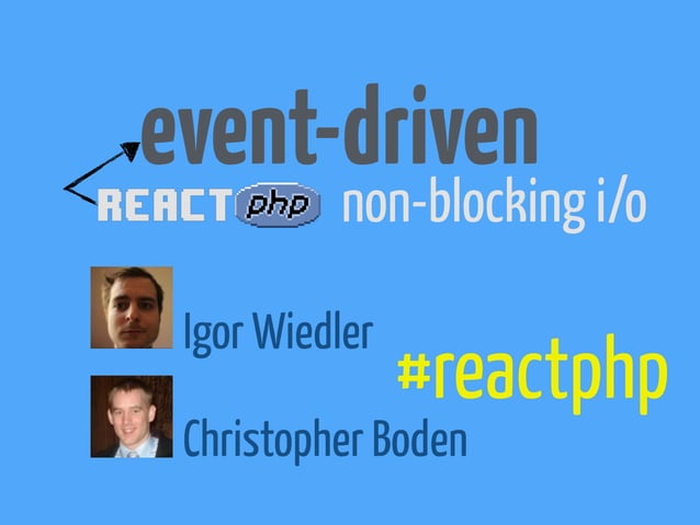 Asynchronous PHP and Real-time Messaging | PPT Asynchronous PHP and Real-time Messaging | PPT