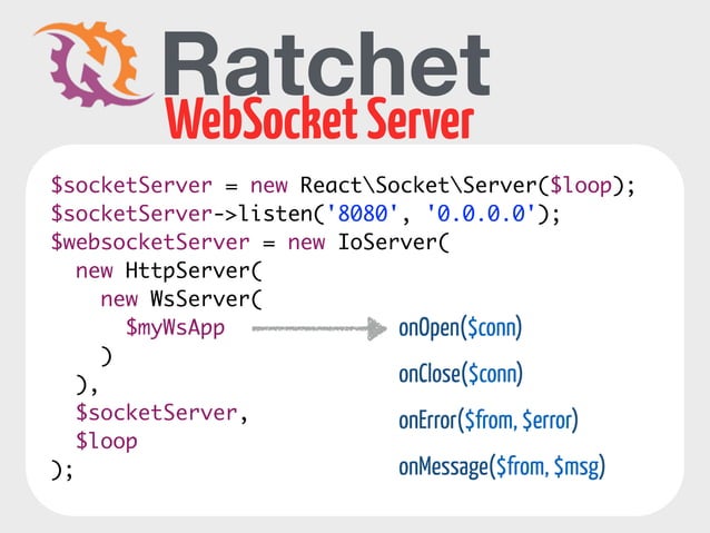 Asynchronous PHP and Real-time Messaging | PPT Asynchronous PHP and Real-time Messaging | PPT