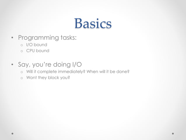 Async Programming And Python Pptx Operating Systems Computer