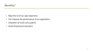 Async programming in c# | PPT