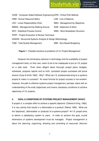 A Synergistic Approach To Information Systems Project Management | PDF