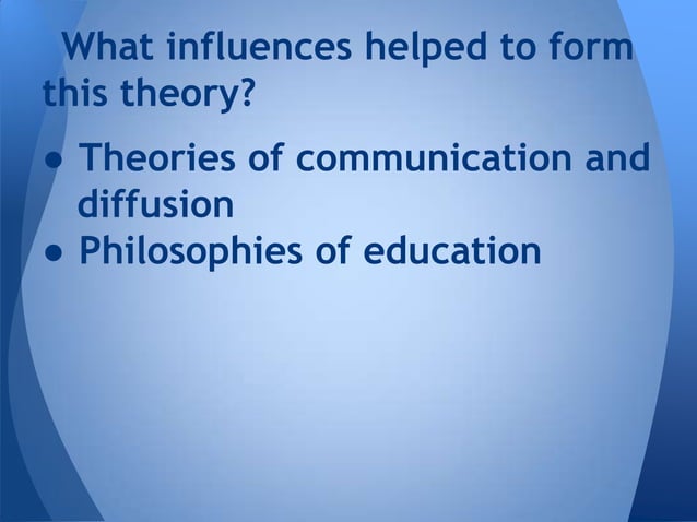 A synthesisof existingtheories-perraton | PPTX | Online Education ...