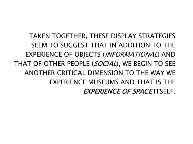A synthetic overview of spatial layout of museums | PPTX | Museums ...