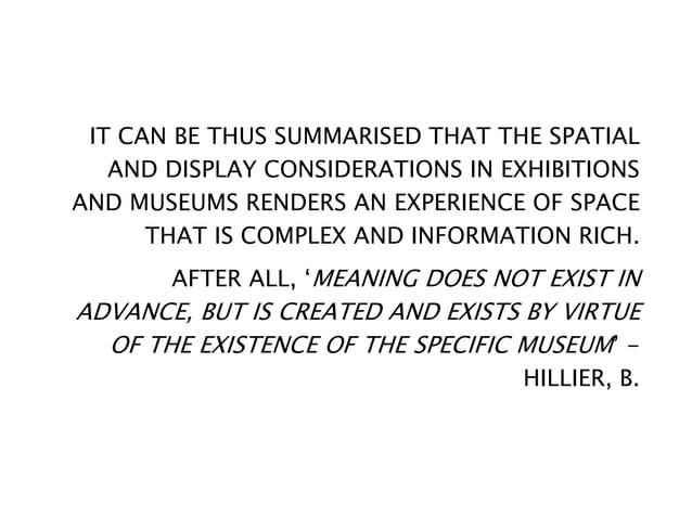 A synthetic overview of spatial layout of museums | PPTX | Museums ...