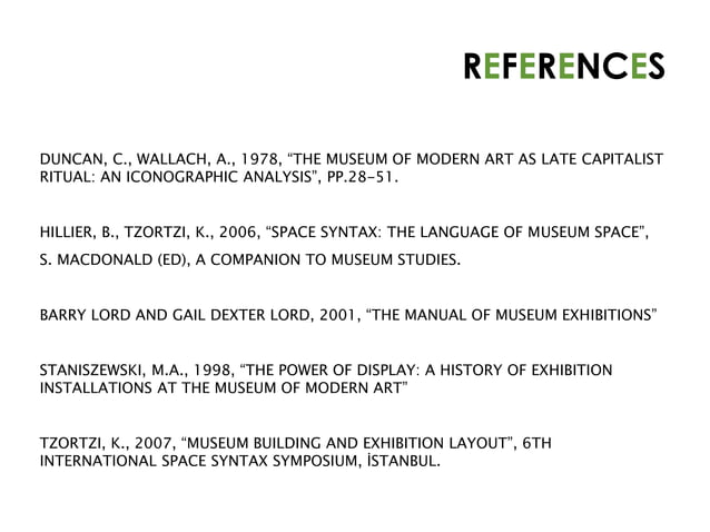 A synthetic overview of spatial layout of museums | PPTX | Museums ...