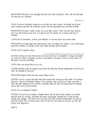 As you like it the cut | DOCX