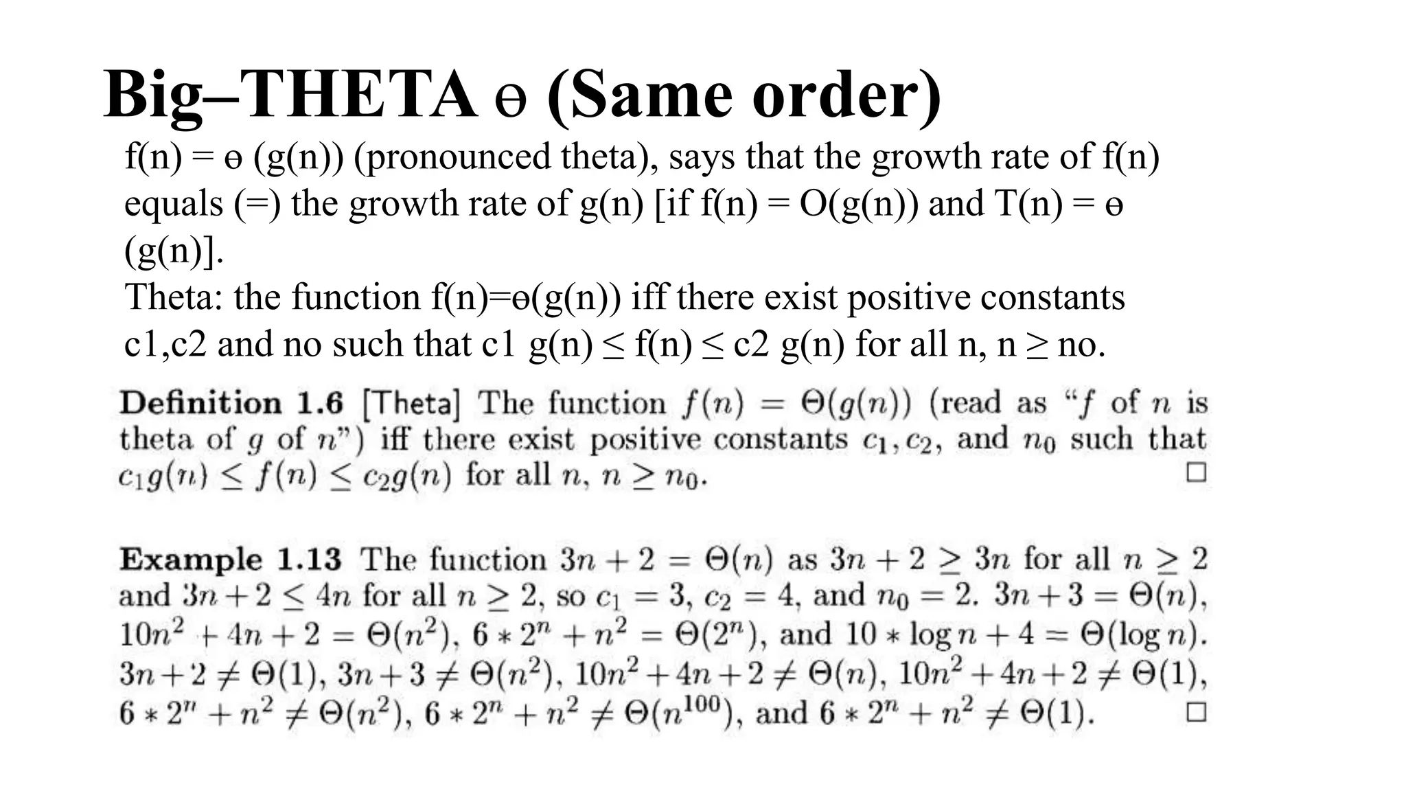 Asymptotic notations(Big O, Omega, Theta ) | PPTX Asymptotic notations(Big O, Omega, Theta ) | PPTX