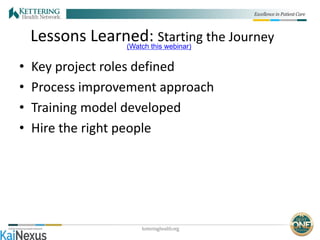 A System-Wide Approach to Driving Process Improvement | PPT