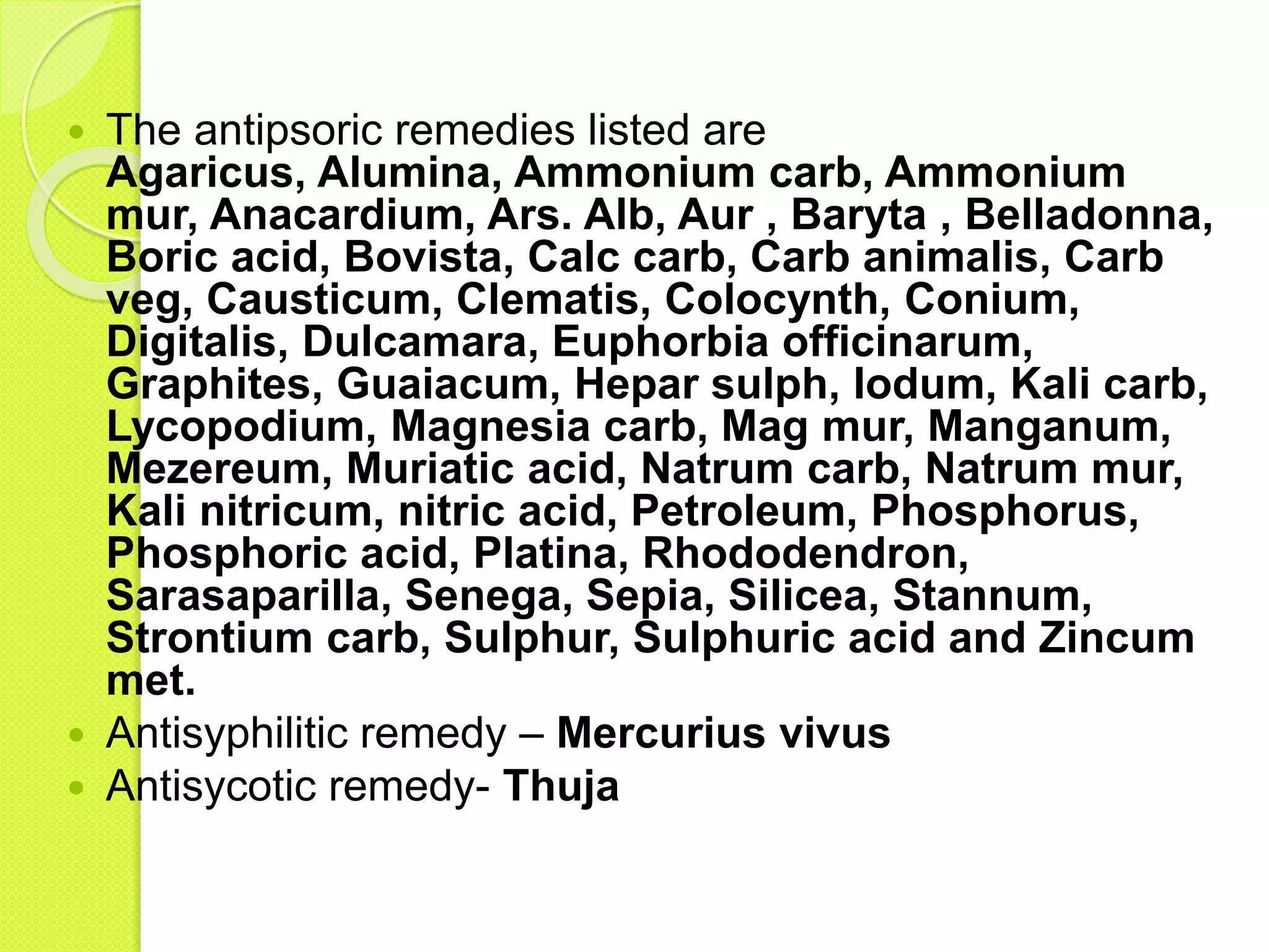 A systematic alphabetic repertory of homoeopathic remedies | PPTX