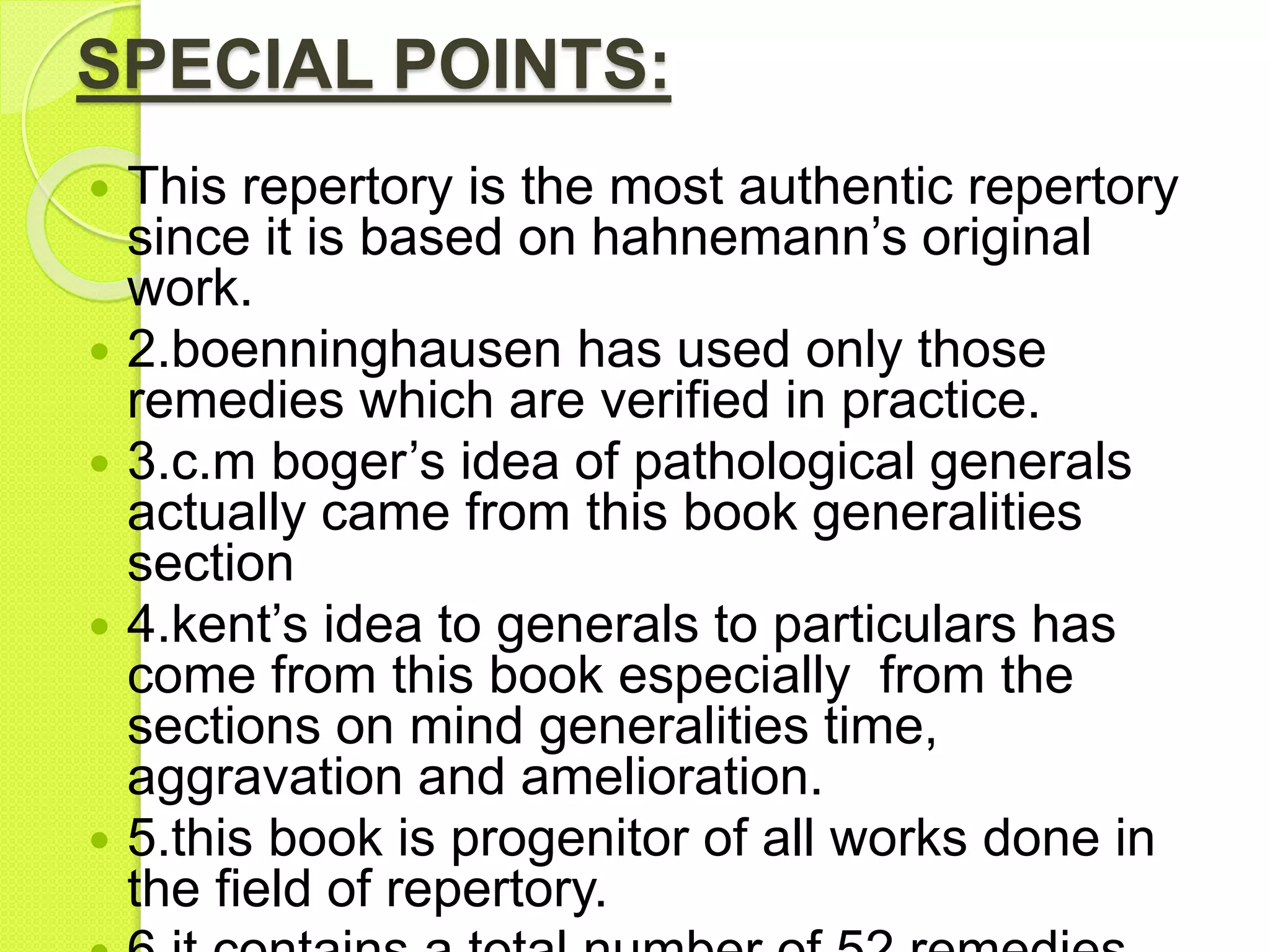 A systematic alphabetic repertory of homoeopathic remedies | PPTX