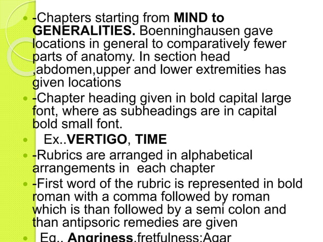 A systematic alphabetic repertory of homoeopathic remedies | PPTX ...