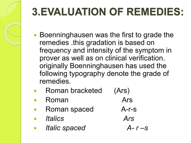 A systematic alphabetic repertory of homoeopathic remedies | PPTX ...