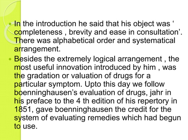 A systematic alphabetic repertory of homoeopathic remedies | PPTX ...