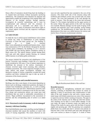 A systematic approach towards restoration of heritage buildings a case ...