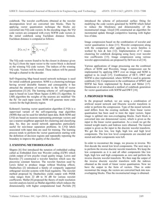 A systematic image compression in the combination of linear vector quantisation and discrete ...