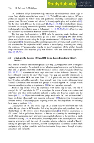 A Systematic Literature Review For Human-Computer Interaction And Design Thinking Process ...