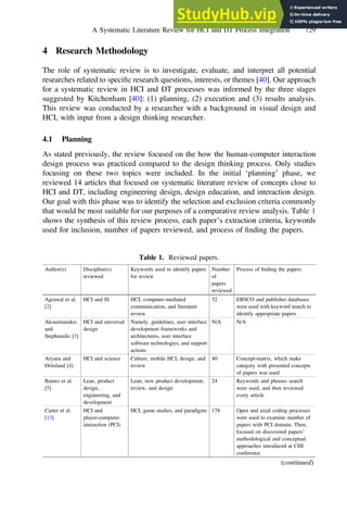 A Systematic Literature Review For Human-Computer Interaction And ...