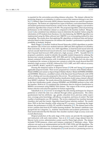 A Systematic Literature Review Of Student Performance Prediction Using Machine Learning ...