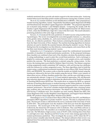 A Systematic Literature Review Of Student Performance Prediction Using Machine Learning ...