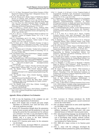 A Systematic Review On Software Cost Estimation In Agile Software Development | PDF